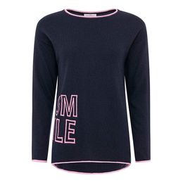 Zwillingsherz Pullover "Smile" in Dunkelblau - 50% | Größe S | Damen-pullover-cardigans
