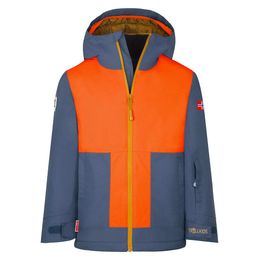 Trollkids Ski-/ Snowboardjacke "Rauland" in Blau/ Orange - 35% | Größe 140 | Kinder-outdoor-jacken