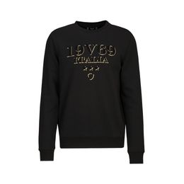 19V69 Italia Sweatshirt 'Nico Carrier 3' Herren Gr&ouml;&szlig;e XXL gold / schwarz