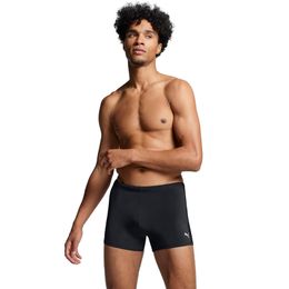 Badepants Puma "Puma SWIM MEN CLASSIC SWIM TRUNK", Herren, Gr. XL, N-Gr, schwarz, Web, Obermaterial: 78% Polyester, 22% Elasthan, unifarben, Badehosen, Brandingdetails