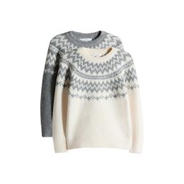 The Set Pullover Jungen Gr&ouml;&szlig;e 146 dunkelgrau / naturwei&szlig;