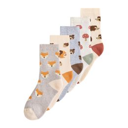 next Socken Jungen Gr&ouml;&szlig;e 23/26 beige / blaumeliert / graumeliert / rot