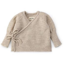 Halfen-Strickerei Baby-Wickeljacke Merinowolle