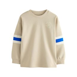 next Shirt Jungen Gr&ouml;&szlig;e 170 blau / greige / wei&szlig;