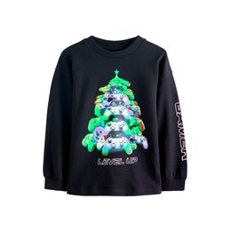 next Sweatshirt Jungen Gr&ouml;&szlig;e 98 mischfarben / schwarz