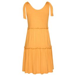s.Oliver Sommerkleid Damen Gr&ouml;&szlig;e 44 honig