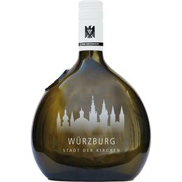 Stiftung Bürgerspital zum Hl. Geist Weingut Motivbocksbeutel WÜRZBURG Riesling 2023 Feinherb - Würzburger Franken – Weißwein Kabinett