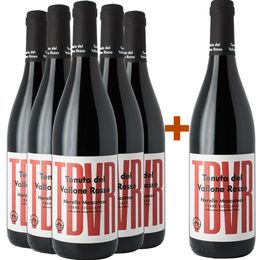 Tenuta del Vallone Rosso 5+1 Paket TDVR Terre Siciliane Nerello Mascalese 2023 Trocken - Sizilien &ndash; Probierpaket IGP