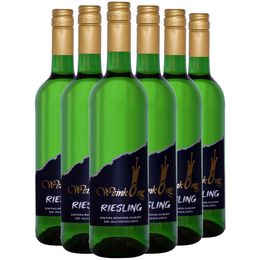 Weinkellerei Weink&ouml;nig 6er-- Riesling Trocken - Keine Region angegeben &ndash; Probierpaket Alkoholarmer Wein