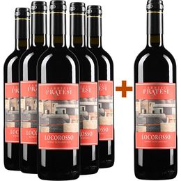 Fabrizio Pratesi 5+1 Paket Locorosso Toscana IGT Sangiovese 2024 Trocken - Toskana &ndash; Probierpaket IGP