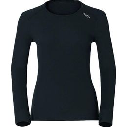 Odlo BL Top Crew Neck Longsleeve Bekleidung Damen schwarz