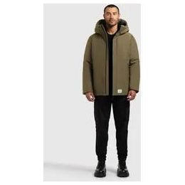 Anorak Khujo "ETIAN", Herren, Gr. XXL, scrub gr&uuml;n, 100% Polyester, unifarben, eingesetzt elastischer Bund mit Windstopper, Jacken