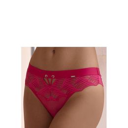 Lascana String 'Marla' pink Gr. 32/34 für Damen. Mit Spitze, Bänder, Ösen. Körpernah