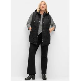 sheego Gro&szlig;e Gr&ouml;&szlig;en Jeans mit Bodyforming-Effekt, Bootcut, black denim, Gr&ouml;&szlig;e 50 - Damen