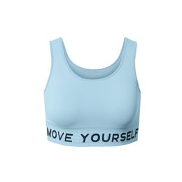 Tchibo - Seamless-Sport-Bustier - Damen - Gr. M - hellblau