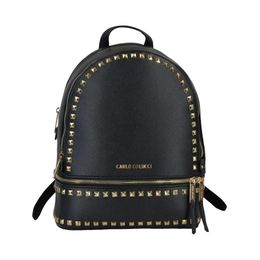 Carlo Colucci Rucksack 'Cervato' Damen Größe One Size gold / schwarz