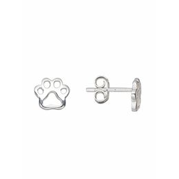 Gemshine Earrings 'Pfoten: Katze, Hund' female Silver size One Size