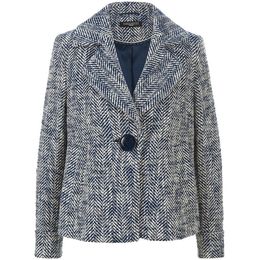 Fadenmeister Berlin - Blazer, blau, Gr. 42 / M - Baumwolle