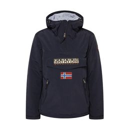 Napapijri Jacke 'Rainforest' Herren Größe XL beige / blau / rot / schwarz