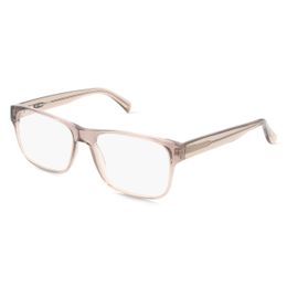 Fielmann LN 056 FLEX CL MARIO Brille Herren | Fassung: Vollrand, Quadratisch, Braun Transparent