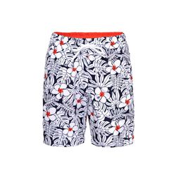 Daniel Hills Badeshorts Jungen Gr&ouml;&szlig;e 110/116 navy / blutrot / wei&szlig;