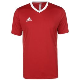 adidas Performance Funktionsshirt 'Entrada 22' Herren Gr&ouml;&szlig;e S rot / wei&szlig;