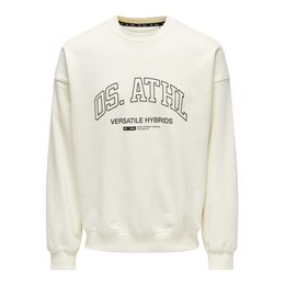 Only & Sons Only & Sons Sweatshirt 'Alta' Herren Gr&ouml;&szlig;e S schwarz / offwhite