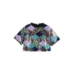 next Shirt M&auml;dchen Gr&ouml;&szlig;e 98 gr&uuml;n / jade / aubergine / flieder