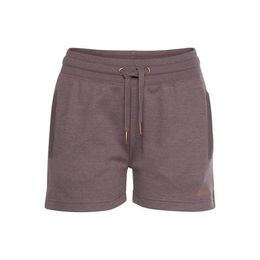 BENCH. LOUNGEWEAR Relaxshorts mehrfarbig Gr. 36/38 f&uuml;r Damen. Mit Logoschriftzug, Logodruck. Basic. Nachhaltig.