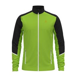 Odlo Fleecejacke "Allain" in Grün - 56% | Größe XL | Herren-pullover-sport