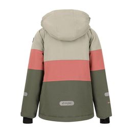 ZIGZAG Ski-/ Snowboardjacke "Taylora" in Khaki/ Rosa - 54% | Gr&ouml;&szlig;e 116/122 | Kinder-outdoor-jacken