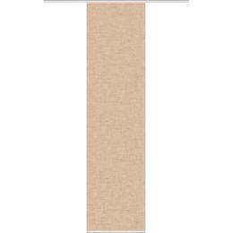 Schiebegardine HEINE HOME, beige (sand), B:60cm H:245cm, Polyester, Gardinen