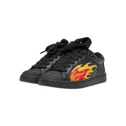 Buffalo Damen Trainingsschuh "Buffalo Liberty Vegan Nappa", Gr. 40schwarz, orange, Kunstfaser, Schuhe