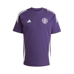 adidas Performance Trikot 'Manchester United Tiro' Herren Größe S dunkellila / weiß