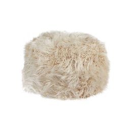 Beliani Pouf TUKKI in Beige - (W) 50 x (H) 30 x (L) 50 cm | Gr.: onesize