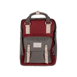 Doughnut Macaroon 16 - Rucksack 38 cm (mustard) in wine x grey | Gr.: onesize
