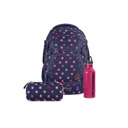 Coocazoo Schulrucksack-Set MATE Trinkflasche in Reflective Moons | Gr.: onesize