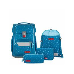 Step By Step Basis - Schulranzen Set 4tlg. (Green Grafics) in Blue Hearts | Gr.: onesize