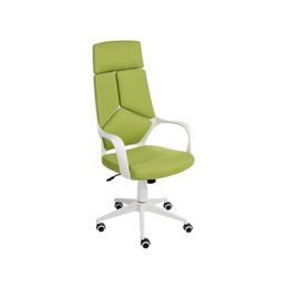 Beliani Bürostuhl DELIGHT in Grün/Weiß - (W) 64 x (H) 116 x (L) 64 cm | Gr.: onesize