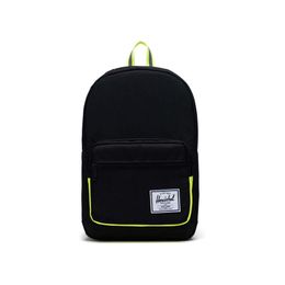 HERSCHEL Pop Quiz 22 - Rucksack 43 cm (black crosshatch/black/raven crosshatch) in black enzyme ripstop/black /safety yellow | Gr.: onesize