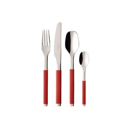 Villeroy & Boch Villeroy & Boch 24er Set Tafelbesteck S+ Cranberry in rot | Gr.: onesize