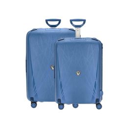 Roncato Light - 4-Rollen-Trolley Set 2tlg. M/L (smeraldo) in avio | Gr.: onesize