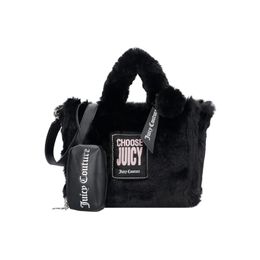 Juicy Couture Iris Fur Shopper Tasche M 32 cm in black | Gr.: onesize