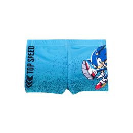 Sonic The Hedgehog Badehose Schwimmhose Badekleidung Hose in blau | Gr.: 122/128