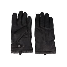 Strellson Handschuhe Leder in black | Gr.: L