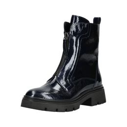 Gabor Stiefelette in Blau Lack | Gr.: 40,5