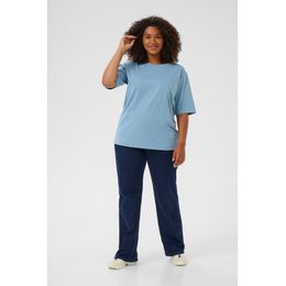 Kaffe curve T-shirt KCmina Loose fit in Windward Blue | Gr.: S