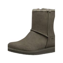 Helly Hansen Leder-Winterboots "Annabelle" in Khaki | Gr.: 37