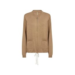 soyaconcept Strickjacke SC-DOLLIE 769 in 98404 DESERT BROWN MELANGE | Gr.: L