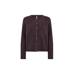 soyaconcept Strickjacke SC_ORLEAN in 95120 PLUM PERFECT MELANGE | Gr.: S
